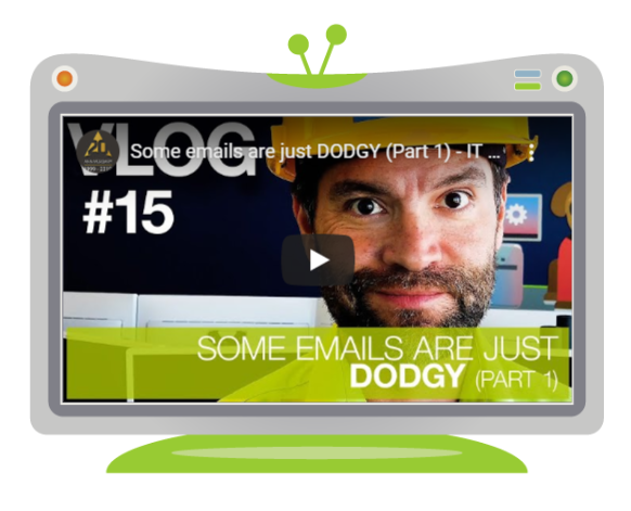 Learn to protect yourself from dodgy scam emails in this vlog