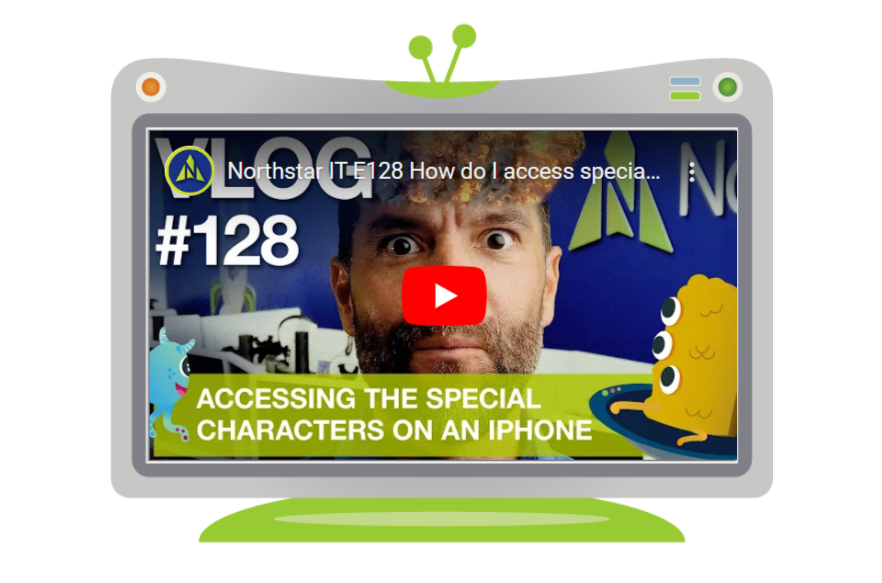 How do I access special characters on an iPhone? - IT Support Episode 128
